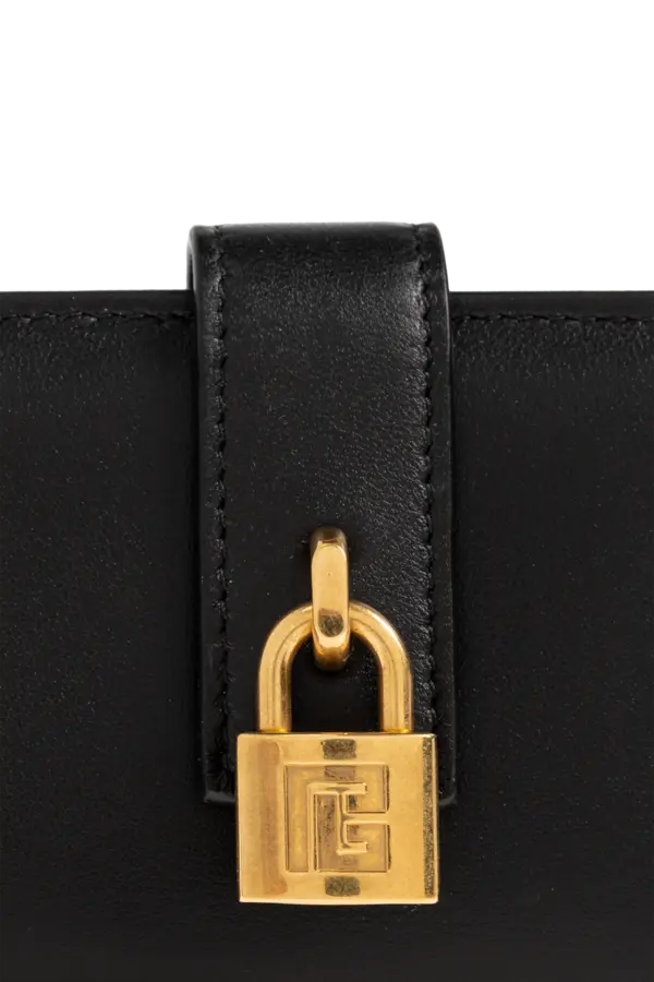 Balmain Leather Wallet - Black