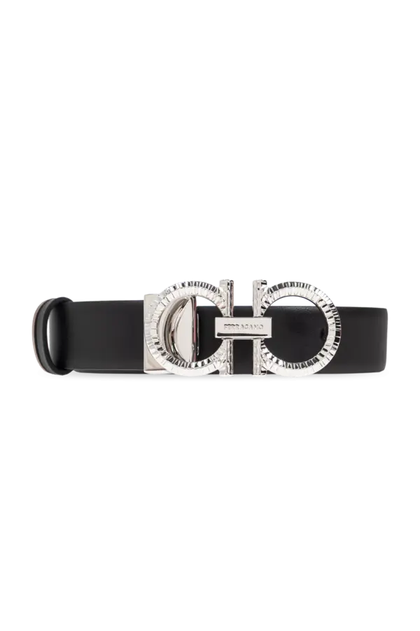 FERRAGAMO Double-sided Belt - Black