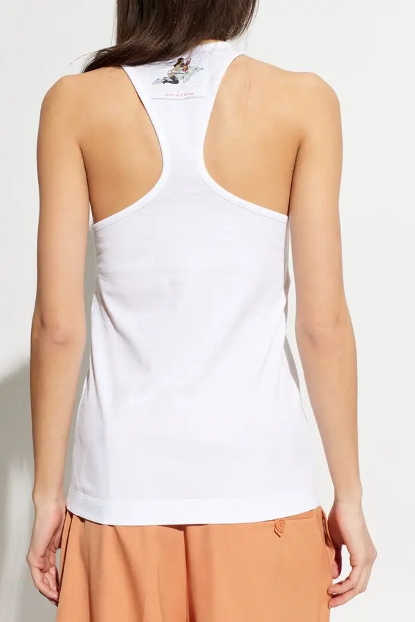 Stella McCartney X Jeff Koons Racerback Tank Top - White