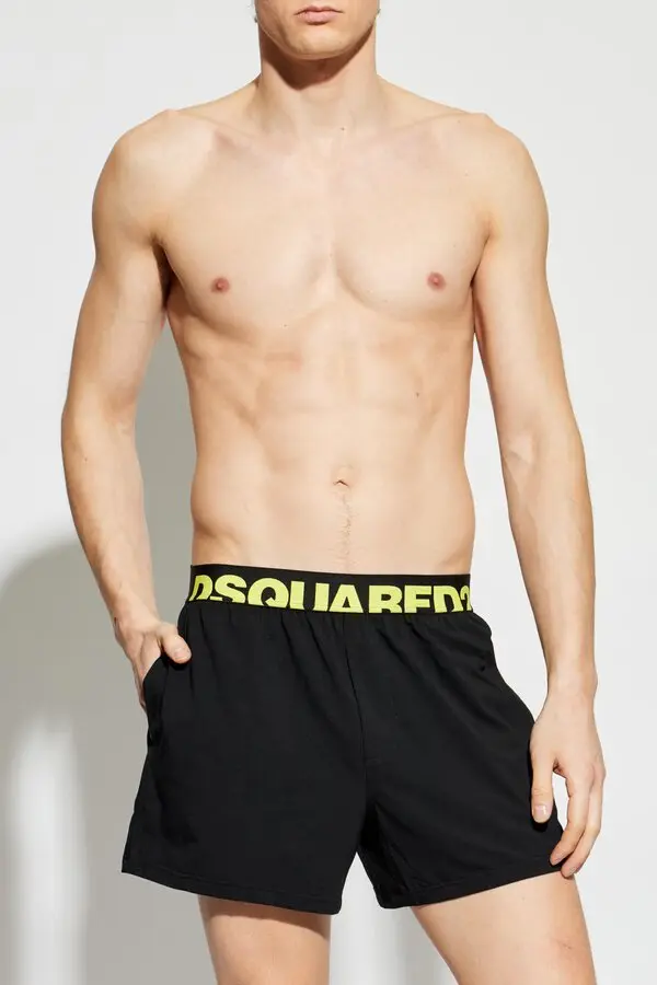 Dsquared2 Cotton Boxers With Logo
