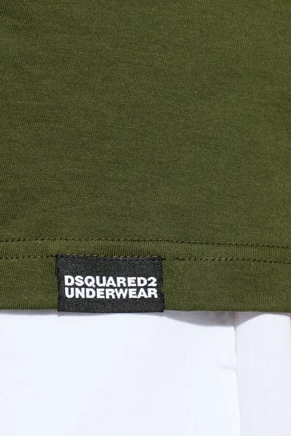 Dsquared2 Underwear T-shirt With A Round Neckline - Green