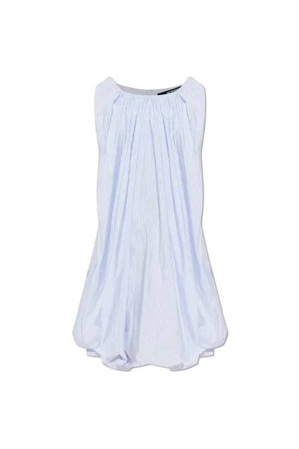 Jacquemus Lavande Flared Oversize Dress - Blue