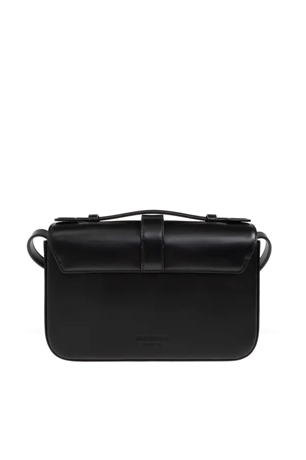 Emporio Armani Leather Shoulder Bag With Logo