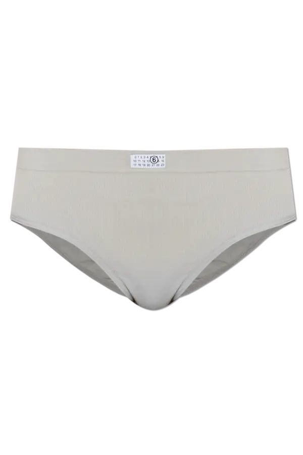 MAISON MARGIELA Cotton Briefs - Grey