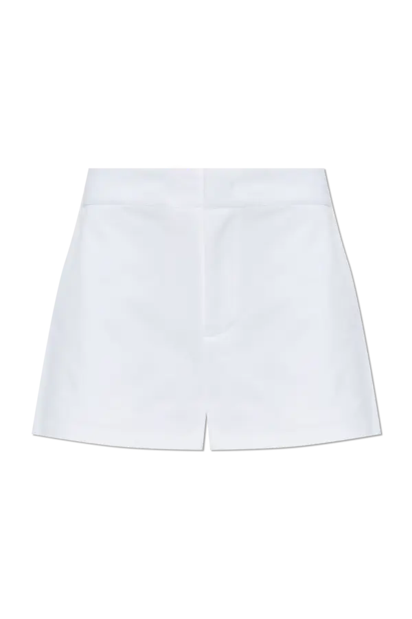 Dsquared2 Cotton High-waisted Shorts - White