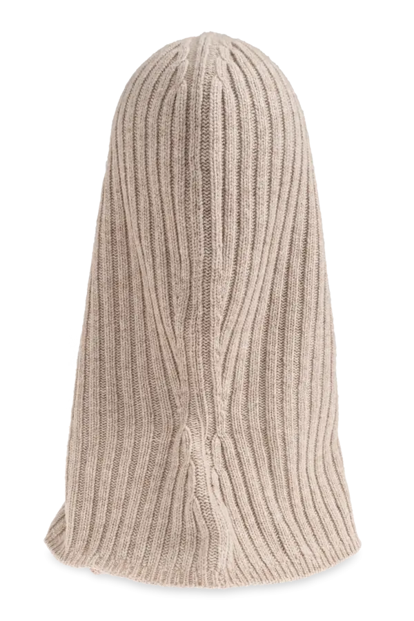 GANNI Logo Balaclava - Beige