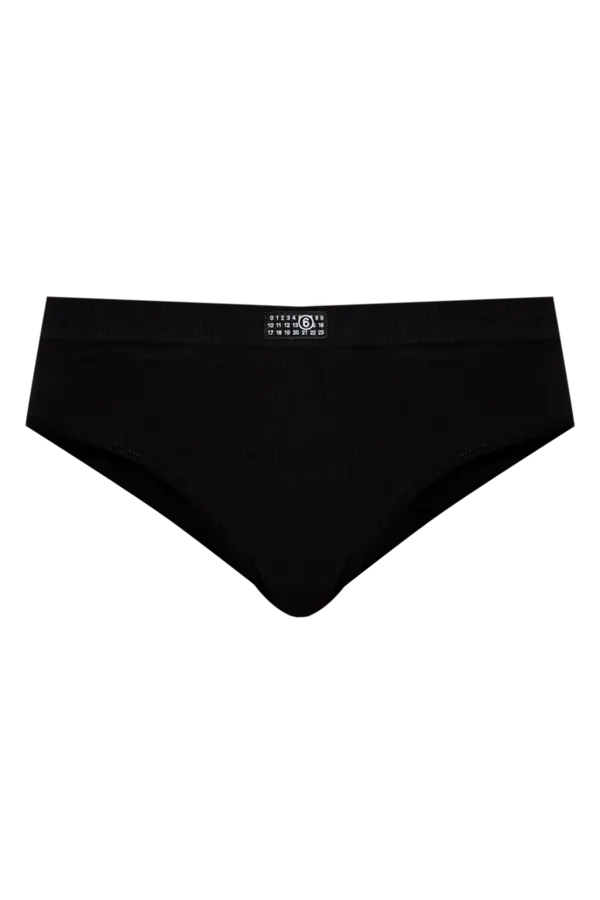 MAISON MARGIELA Cotton Briefs - Black