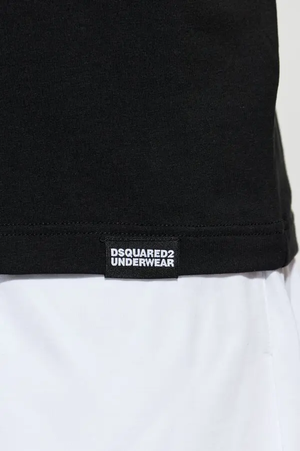 Dsquared2 Sleeveless Lingerie Top - Black
