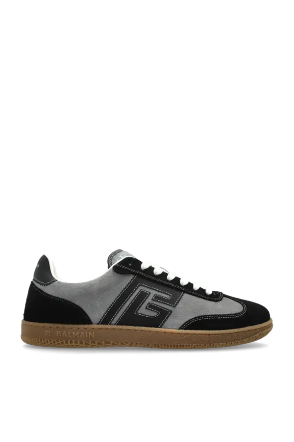 Balmain Swan Low-top Sneakers - Grey