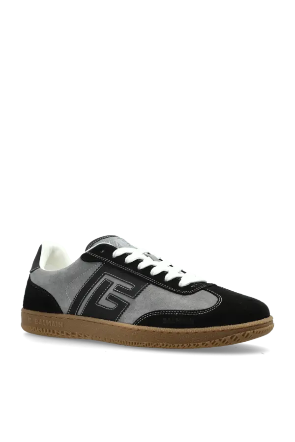 Balmain Swan Low-top Sneakers - Grey