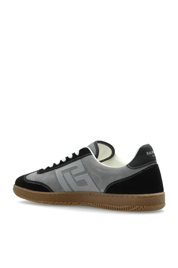 Balmain Swan Low-top Sneakers - Grey