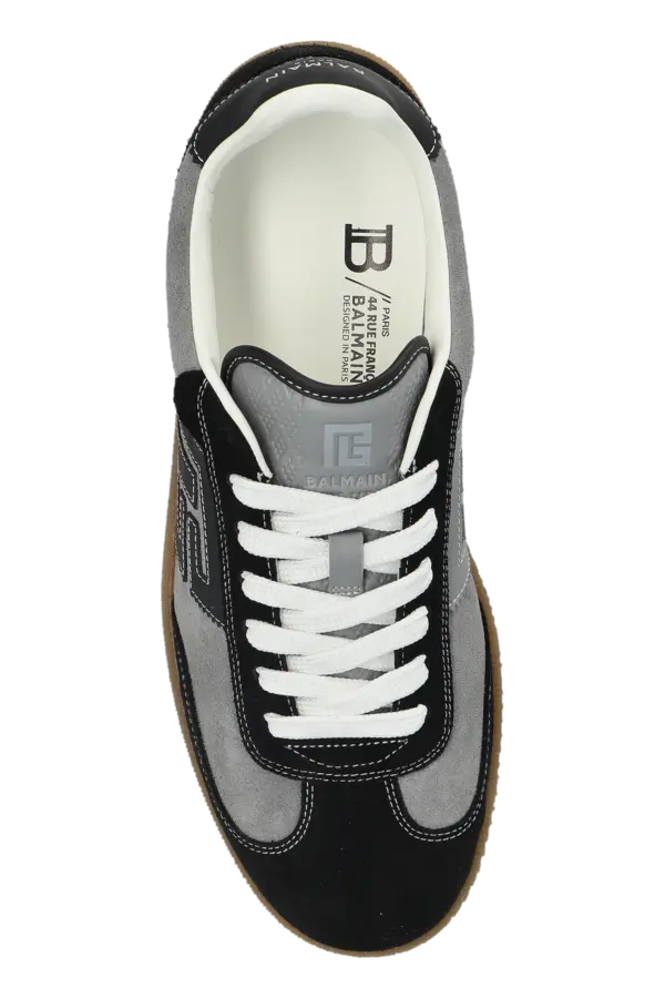 Balmain Swan Low-top Sneakers - Grey