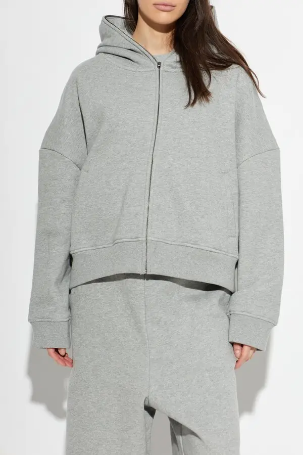 ENTIRE STUDIOS Cotton Zip-up Hoodie - Grey