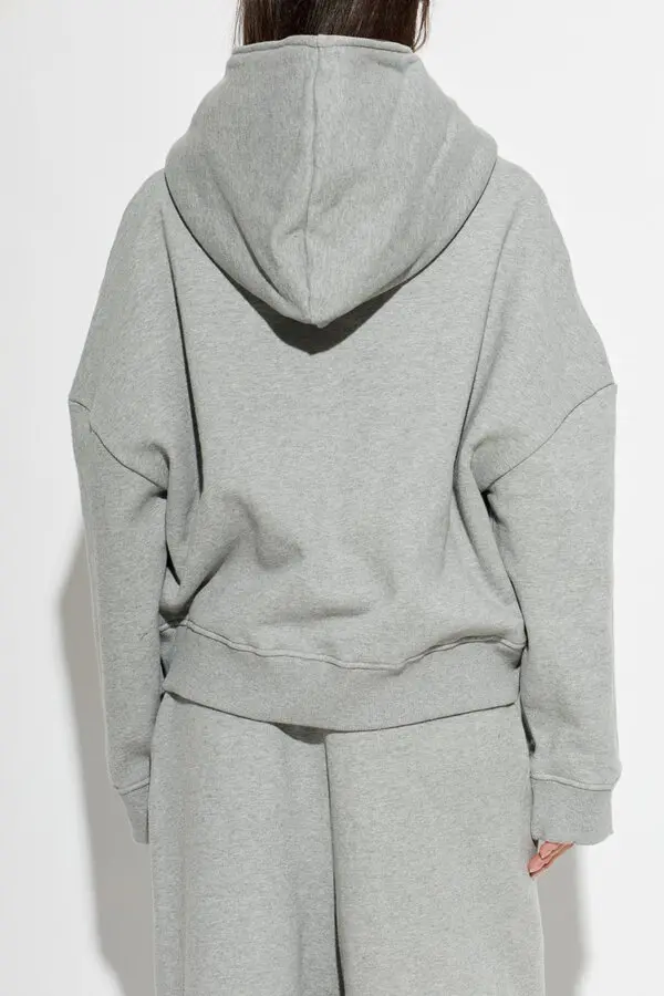 ENTIRE STUDIOS Cotton Zip-up Hoodie - Grey