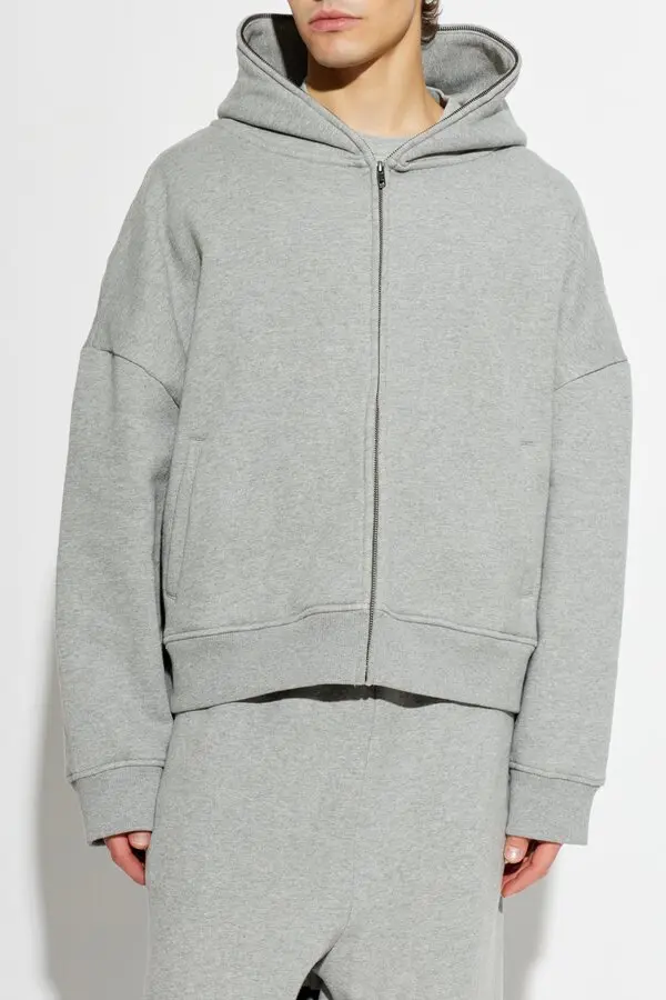 ENTIRE STUDIOS Cotton Zip-up Hoodie - Grey