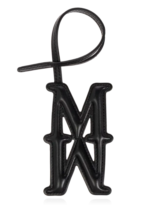Max Mara Leather Charm - Black