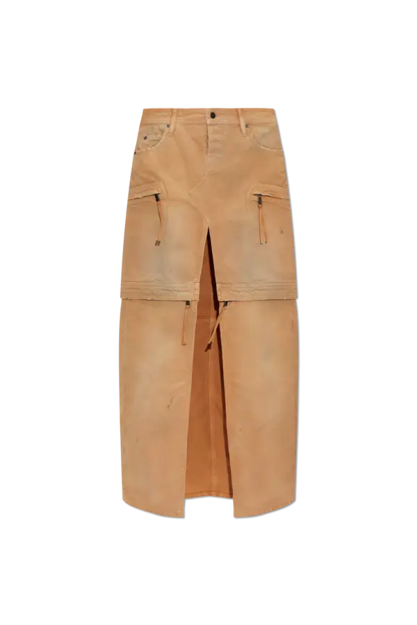 Dsquared2 Cargo Maxi Skirt - Beige