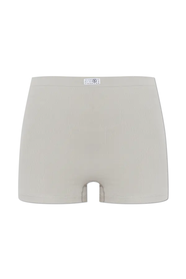 MAISON MARGIELA Cotton Underwear Shorts - Grey