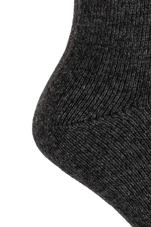 GANNI Knee High Socks With Logo - Grey