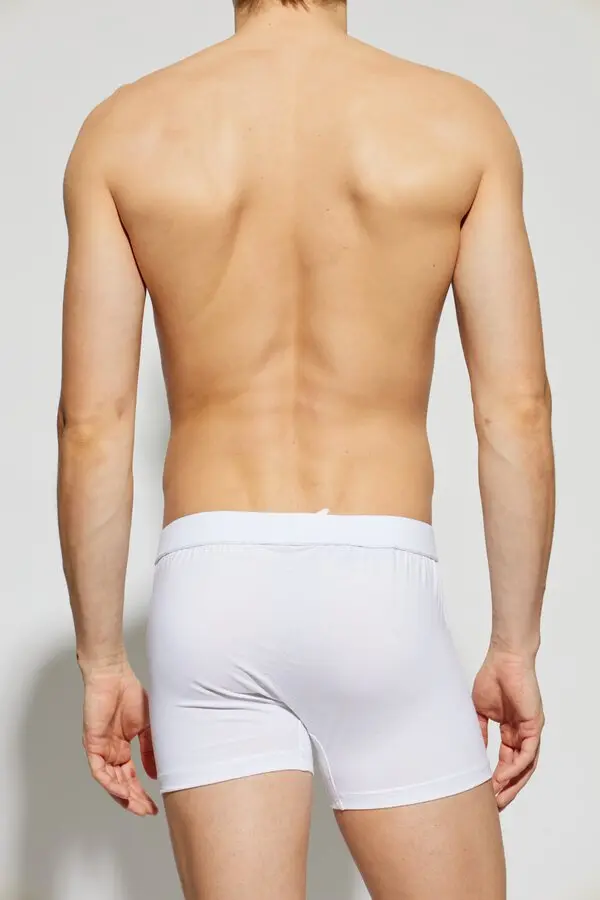 Dsquared2 Cotton Boxers With Logo - White
