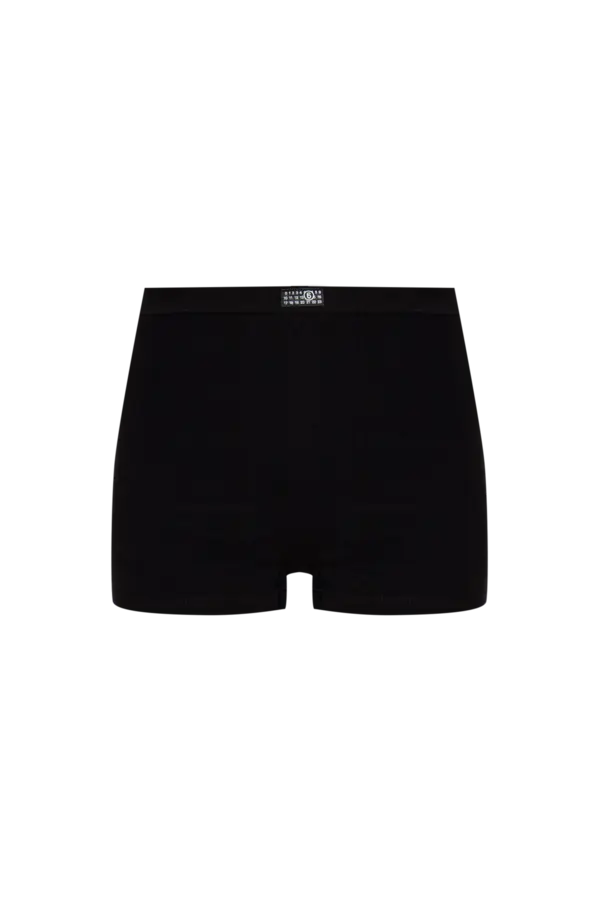 MAISON MARGIELA Cotton Underwear Shorts - Black
