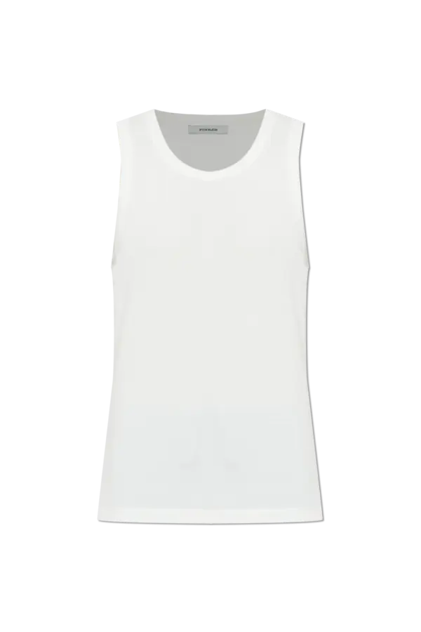 ENTIRE STUDIOS Ribbed Tank Top - White