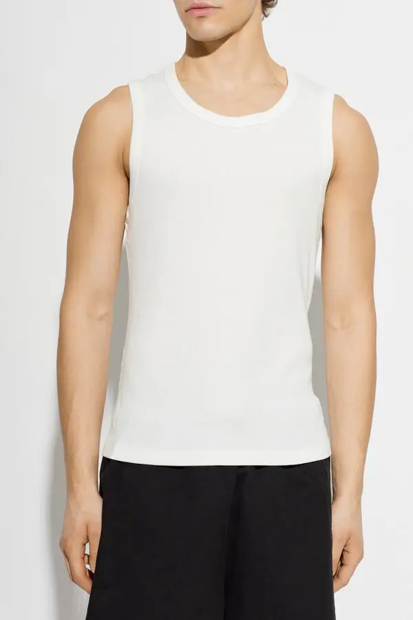ENTIRE STUDIOS Ribbed Tank Top - White