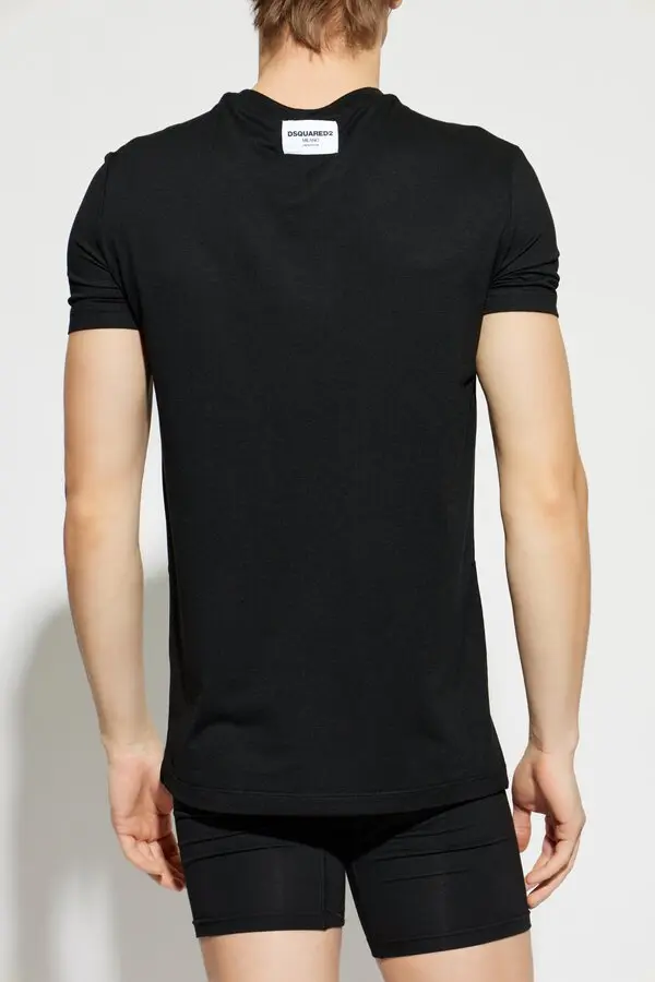 Dsquared2 Underwear T-shirt With A Round Neckline - Black
