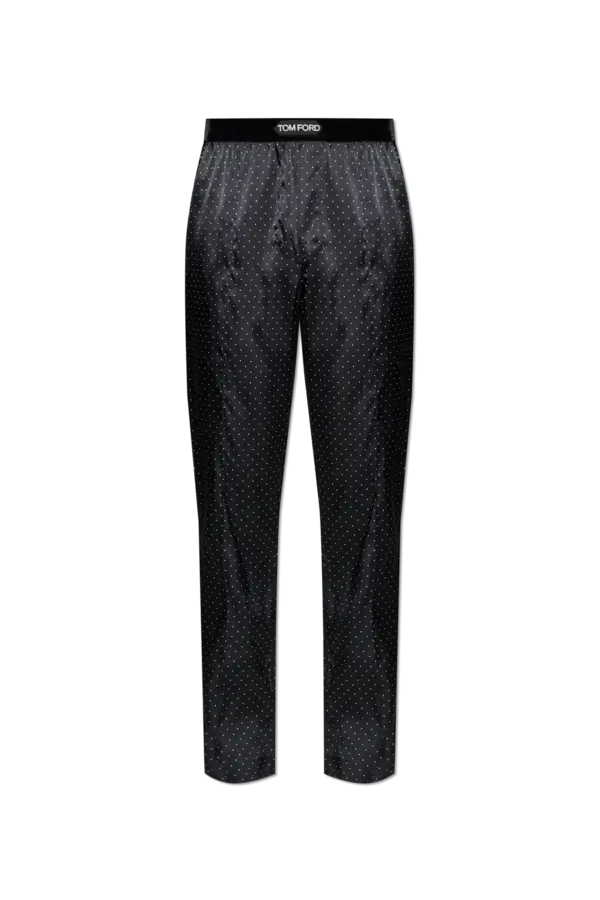 TOM FORD Silk Pajama Bottoms - Black