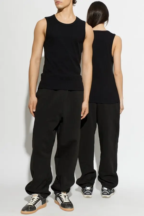 ENTIRE STUDIOS Strap Tank Top - Black