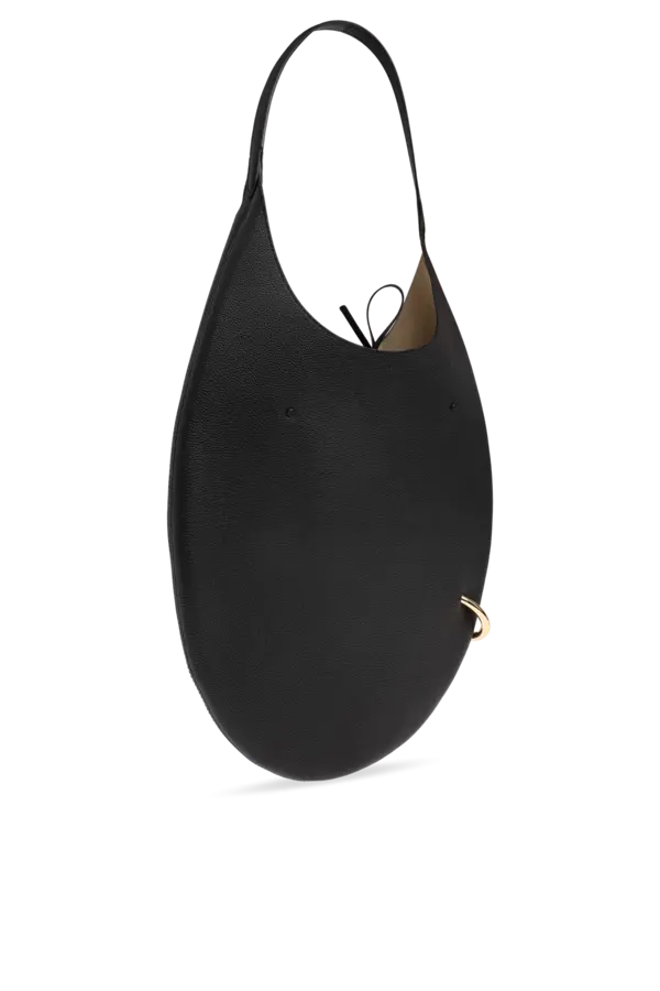Tory Burch Pierced Soft Shoulder Bag - Black