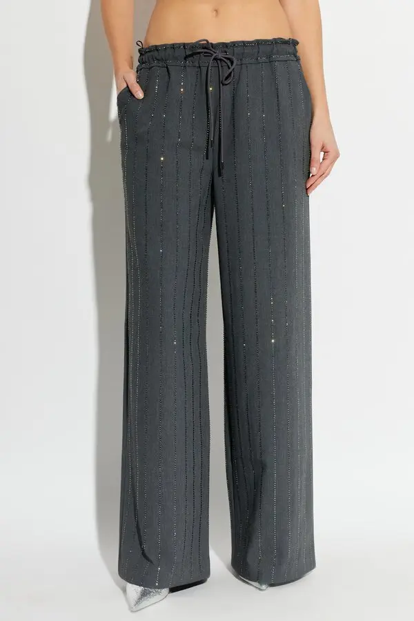 SELF-PORTRAIT Sequin Detailed Trousers