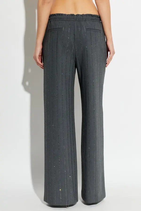 SELF-PORTRAIT Sequin Detailed Trousers
