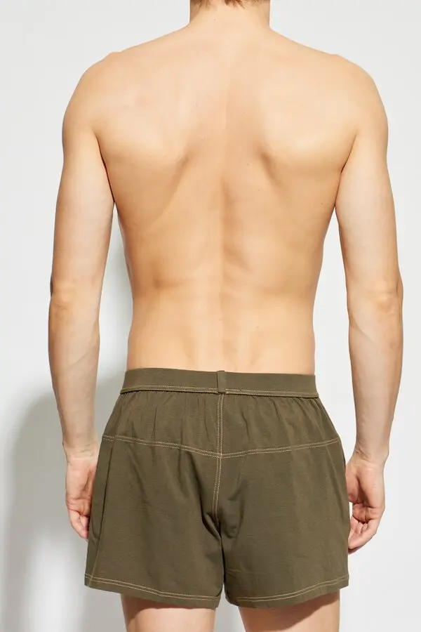 Dsquared2 Cotton Boxers With Logo - Green
