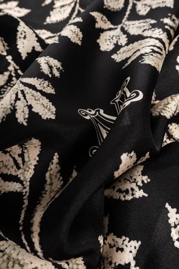 Max Mara Silk Scarf - Black