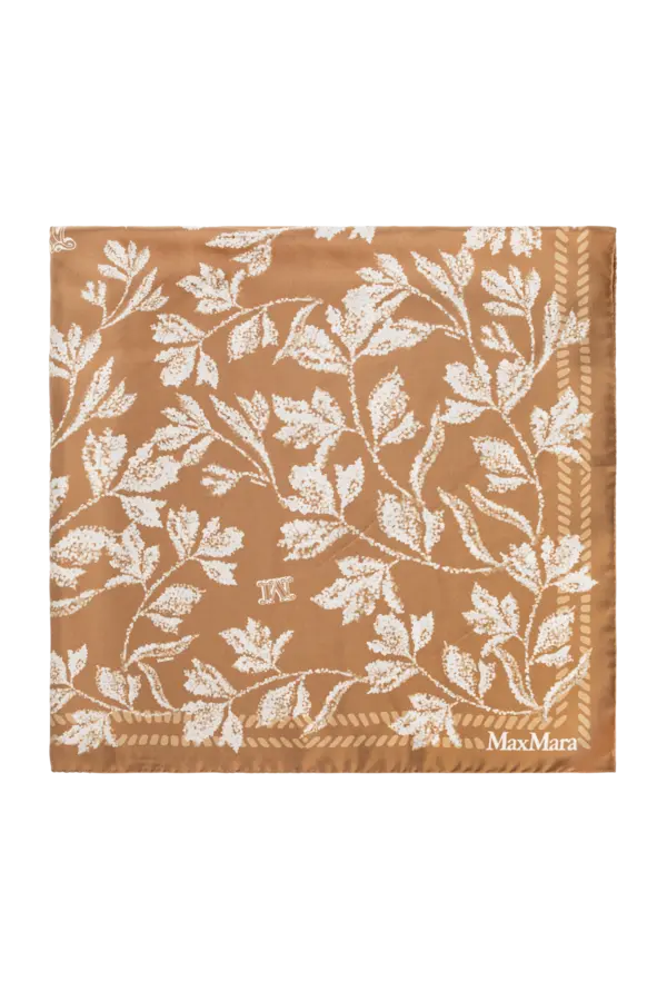 Max Mara Silk Scarf - Beige
