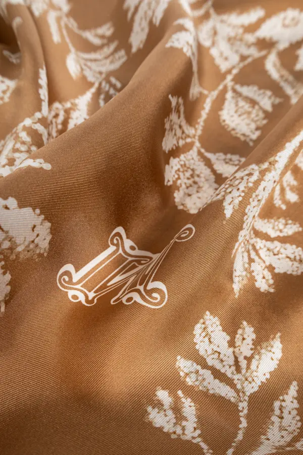 Max Mara Silk Scarf - Beige