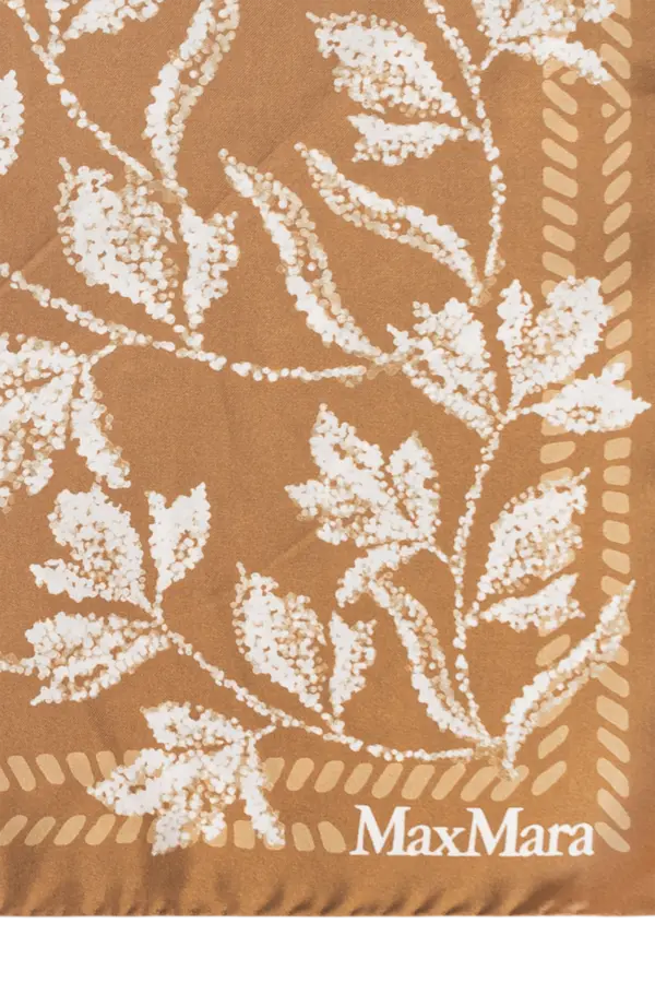 Max Mara Silk Scarf - Beige