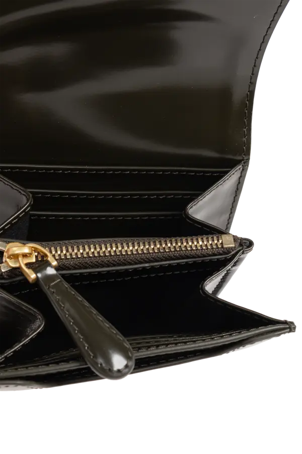 AMI Paris Leather Wallet - Green