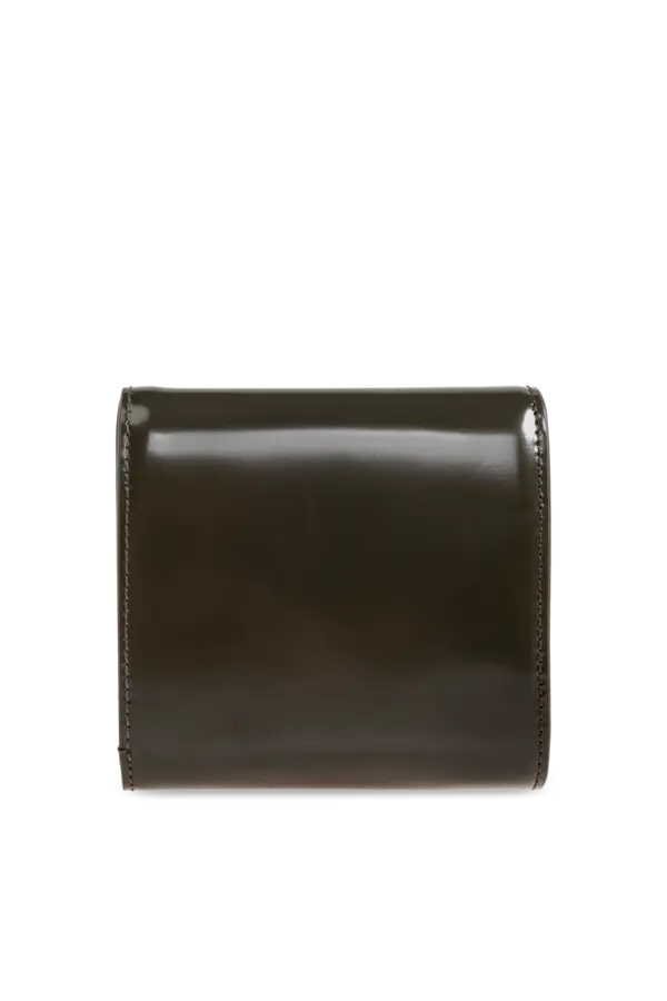 AMI Paris Leather Wallet - Green