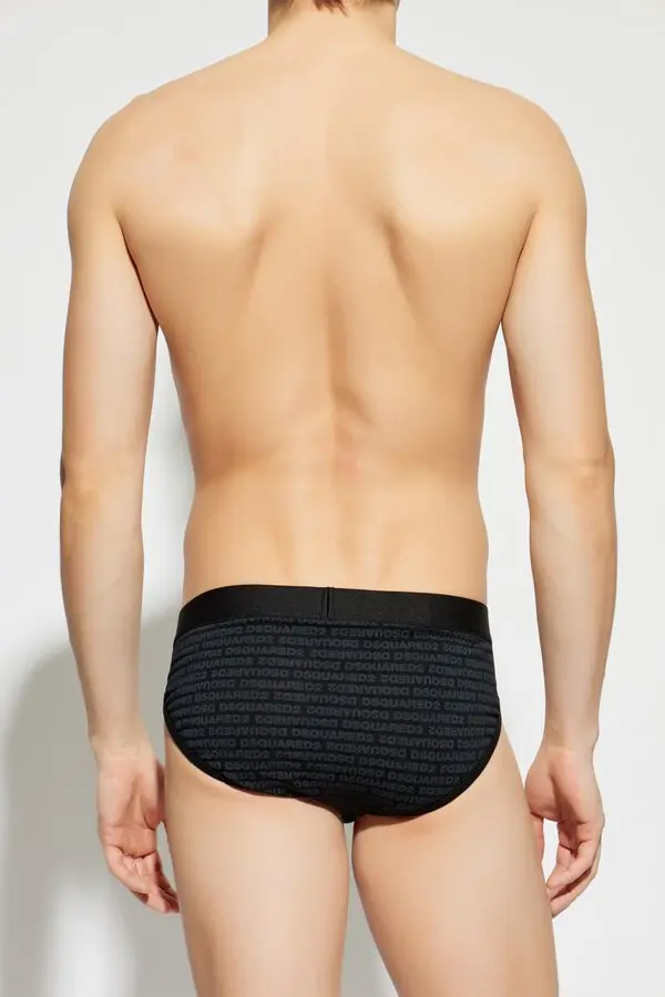 Dsquared2 Cotton Briefs With Monogram