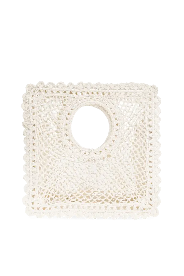 Jacquemus Spiaggia Small Handheld Bag - White