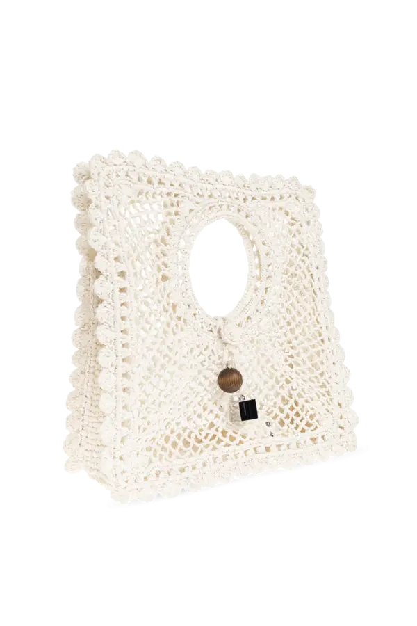 Jacquemus Spiaggia Small Handheld Bag - White