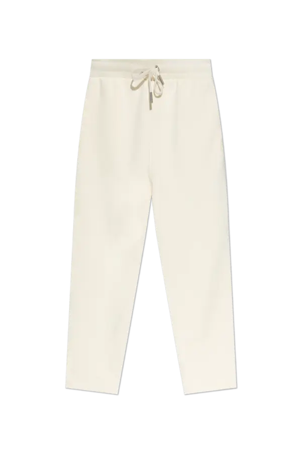 Ami Wide-leg Sweatpants - Cream