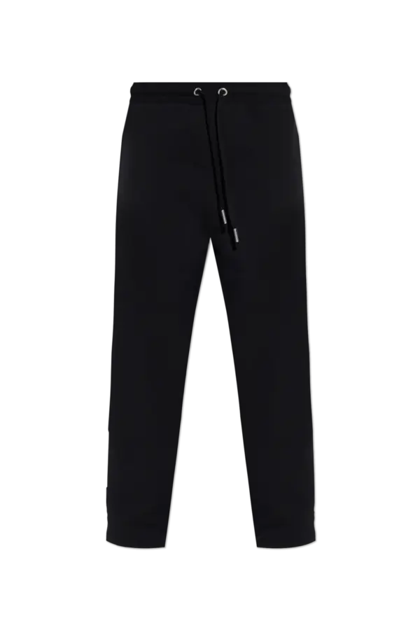 Ami Wide-leg Sweatpants - Black