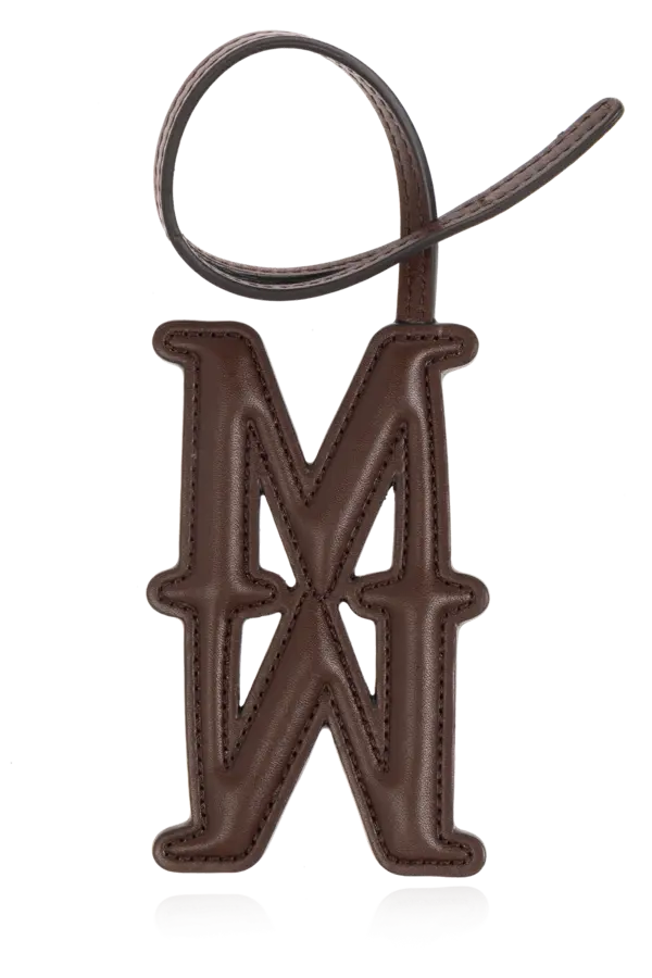 Max Mara Leather Pendant "mmcharm - Brown