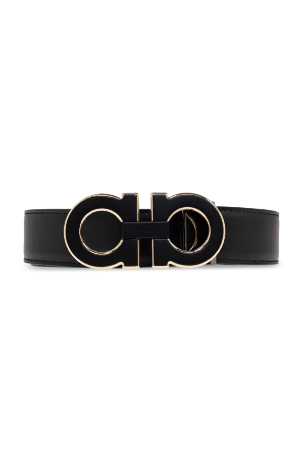 FERRAGAMO Reversible Belt - Black