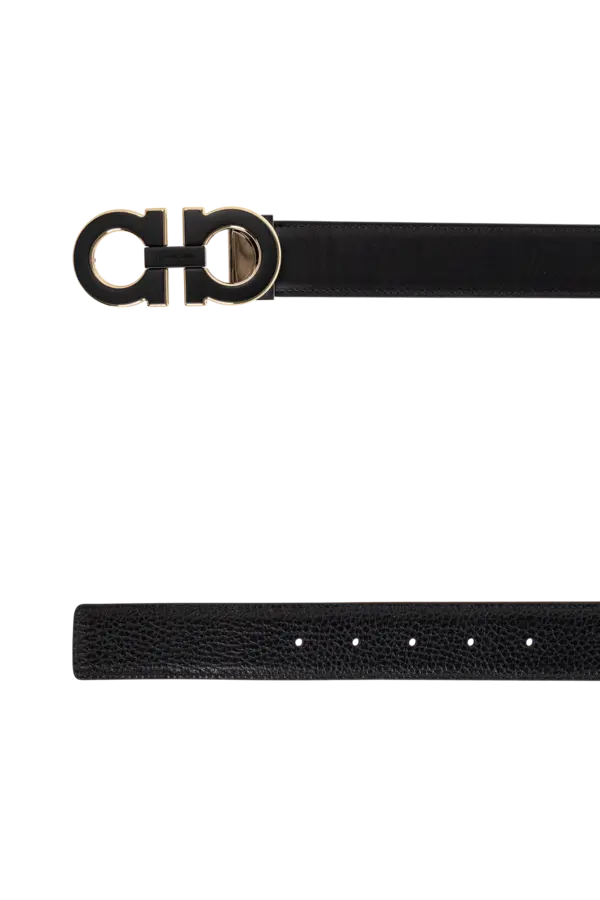 FERRAGAMO Reversible Belt - Black