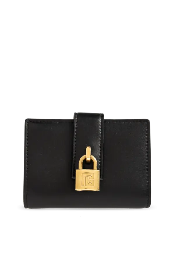 Balmain Leather Wallet - Black
