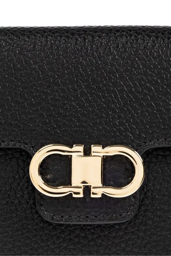 FERRAGAMO Leather Wallet - Black